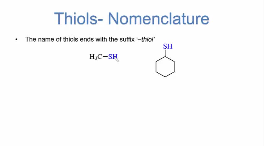 Thiol Functional Group