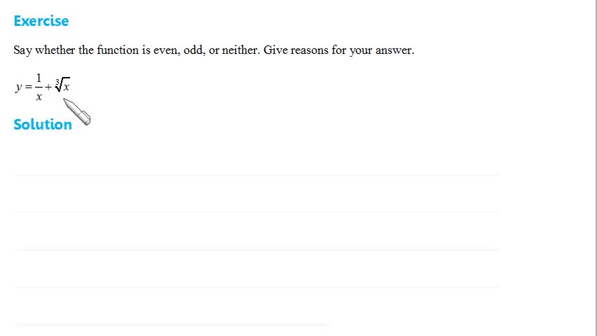 Is A Function Odd Or Even Calculator Online | www.simpleplanning.net